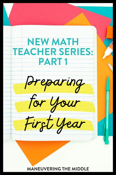 How To Prepare For Your First Year Teaching Math