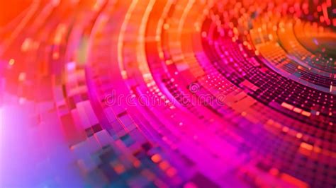 Circular Object Displaying Vibrant Multicolored Data Visualization