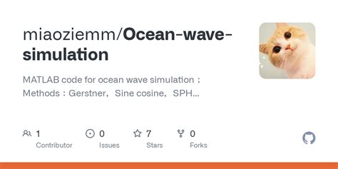 GitHub Miaoziemm Ocean Wave Simulation MATLAB Code For Ocean Wave SimulationMethodsGerstner
