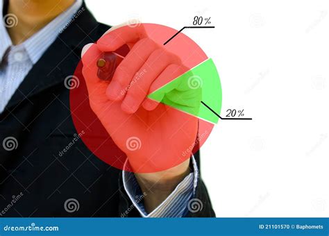 Hand Drawing Showing Graph Stock Photo Image Of Financial