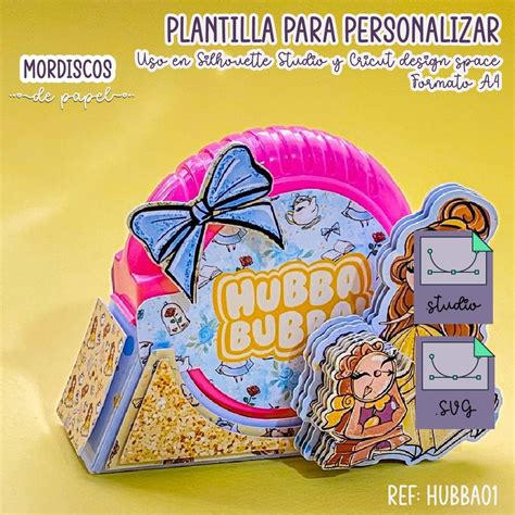 Template Para Chicles Hubba Bubba Etsy México