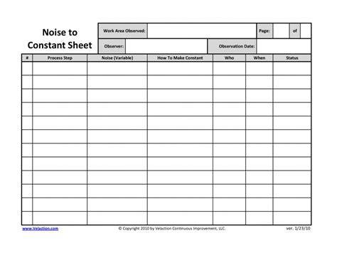 Noise To Constant Sheet Noise To Constant Sheet