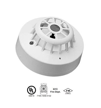 MHD Mircom Series Plug In Heat Detector Degrees FlexNet System Incorporated