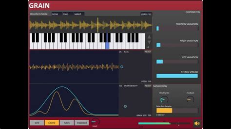 max msp gen~ granular synth demonstration youtube