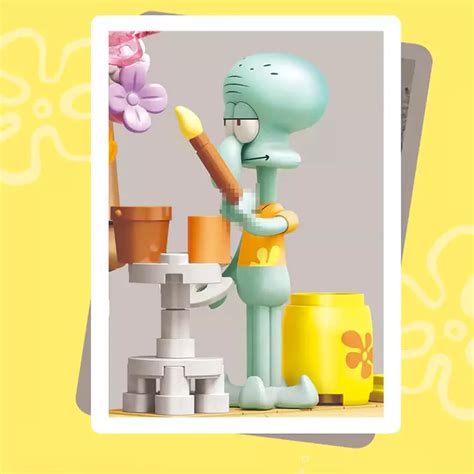 Spongebob Squarepants The Art Of Flowers Sembo 612215 Official Store