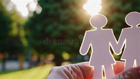 Paper Cutouts Representing Love And Unity Footage In Nature Stock Footage Video Of Landscape