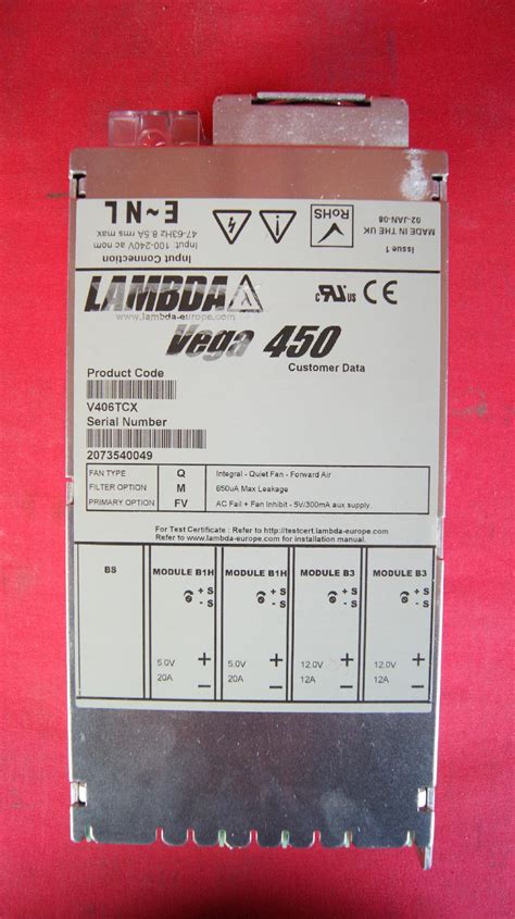 V TCX Lambda TDK EMI Alltest Instruments
