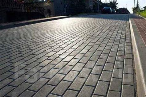 Брусчатка тротуарная плитка Кирпичик в наличии Цена 860₽ в Находке