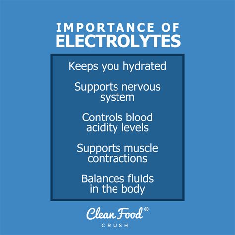Electrolytes In The Body