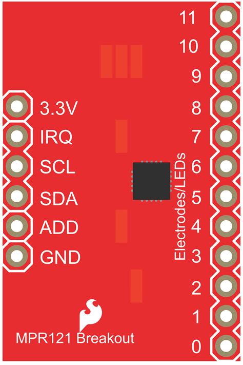 How To Use Mpr121 Capacitive Touch Sensor Breakout Board Pinouts