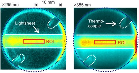 Example Of A Single Shot Fluorescence Image Of 1 Mn At 598 K 10 Mpa