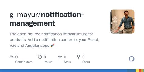 GitHub G Mayur Notification Management The Open Source Notification Infrastructure For