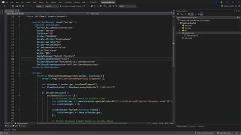How To Auto Adjust Popup Height In Telerik Radcombobox Filter Youtube