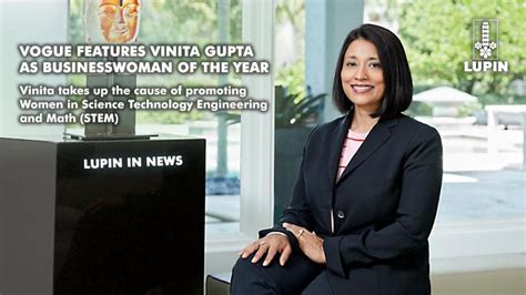 Lupin On Linkedin From Her Early Days Vinita Gupta Developed An Unshakeable Connection With