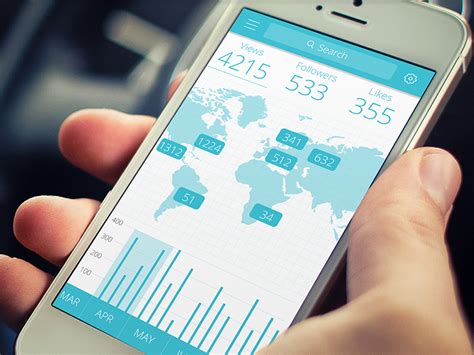 Statistic Ui Blue Edition By Yuriy Kondratkov On Dribbble