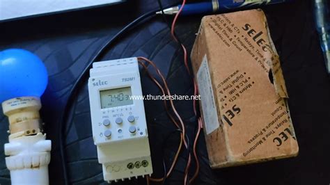 Time Switch Programing Selec Along With Demo Ts2m1 16a Youtube