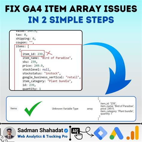 Fix Your Items Array To Match Ga4s Recommended Schema Have You Ever