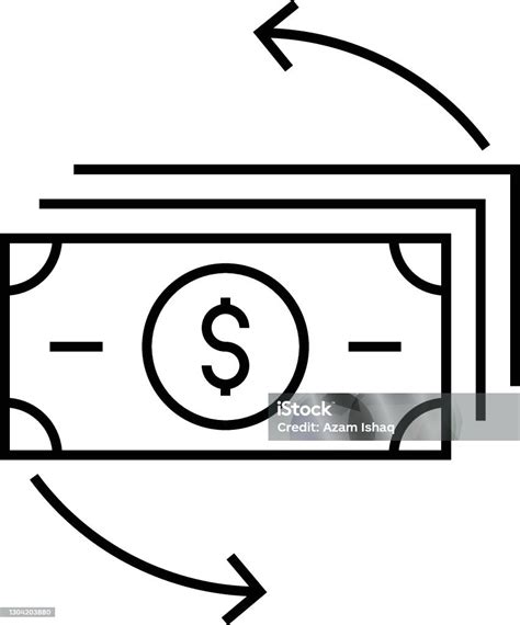 회전율 벡터 아이콘 디자인 금융 및 투자자 기호 화이트 배경 비즈니스 자본주의 및 금융 표지판 현금 흐름 개념 개념에 대한 스톡