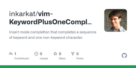 Github Inkarkatvim Keywordplusonecomplete Insert Mode Completion That Completes A Sequence