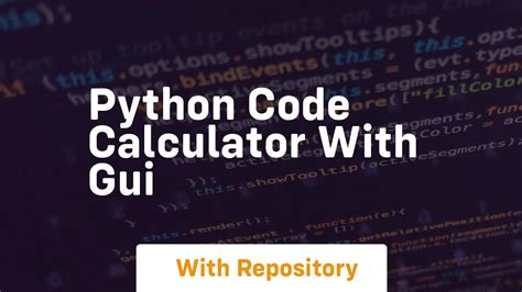 python code calculator with gui youtube
