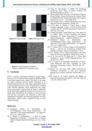 Extended Fuzzy C Means Clustering Algorithm In Segmentation Of Noisy Images Pdf