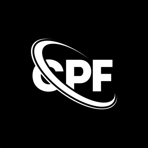CPF Logo CPF Letter CPF Letter Logo Design Initials CPF Logo Linked With Circle And Uppercase