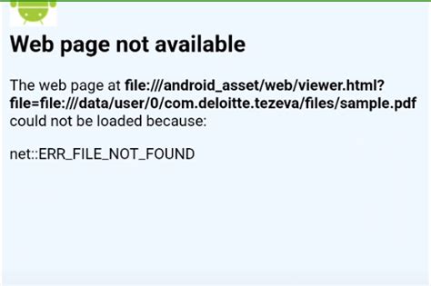 Getting Issue While View Pdf In Net Maui Webview For Android Platform