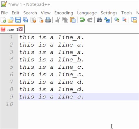 Removing Duplicate Rows In Notepad Stack Overflow
