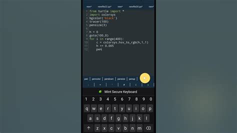 Python Turtle Graphic Design😜😜🥰🥰 Python Coding Status 😍😜 Shorts Programming Turtle Python