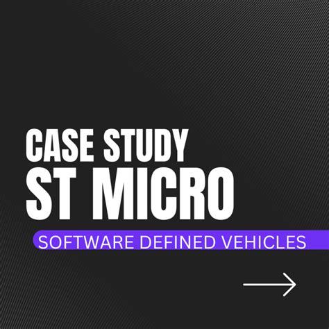 Stmicroelectronics Orchestrating The Software Defined Vehicle Symphony With A Diverse Portfolio