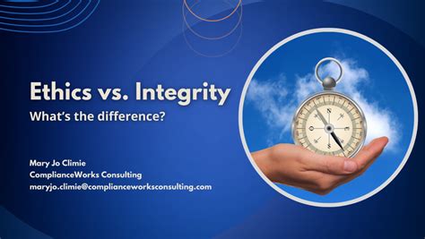 Ethics Vs Integrity Whats The Difference