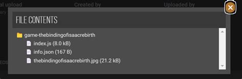Invalid Extension For Binding Of Issac Vortex Support Nexus Mods Forums