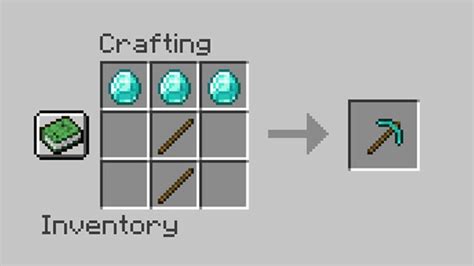 Pickaxe Resep Minecraft