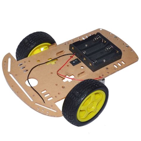 Carro Chasis Robot 1 Base 2wd Kit Para Armar Grupo Electrostore