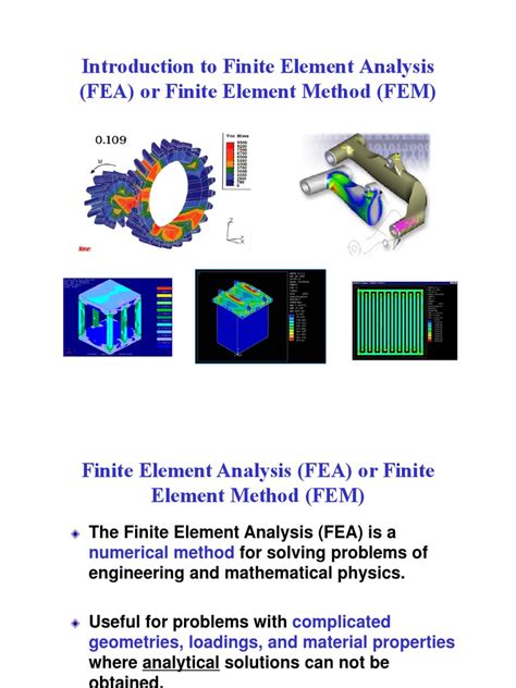 Fea Theory Pdf Finite Element Method Stressstrain Analysis
