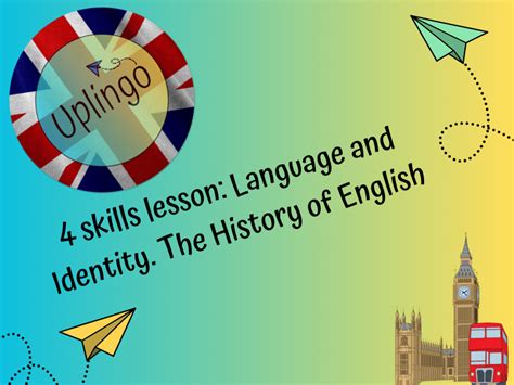 The History Of English Four Skills Teaching Resources