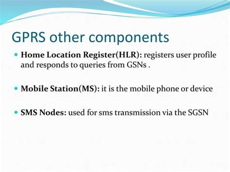 Gprs Architecture Ppt Pptx