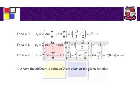 Complex Numbers And Functions Pptx Physics Science