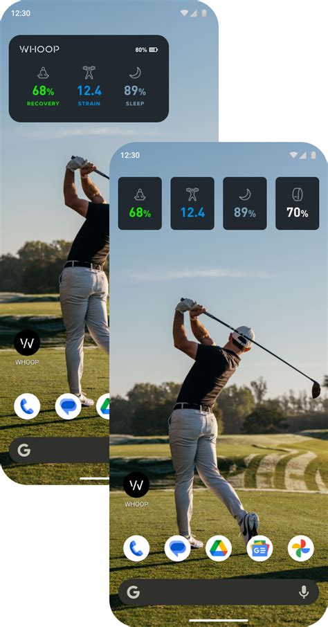 How To Add The Whoop Android Widget