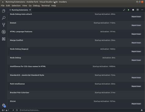 Activating Extensions Loops Forever And Vs Code Becomes Very Slow