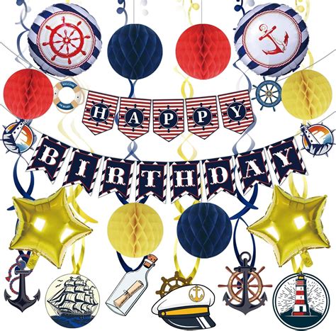 Nautical Party Decorations Cruise Nautical Birthday