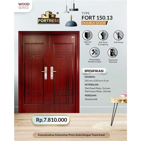 Jual Fortress Pintu Baja 15010 Pintu Besipintu Rumahpintu Panel