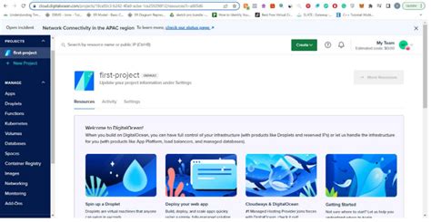 Creating And Accessing A Cloud Hosted Linux Virtual Machine On Digital