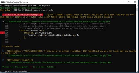 Laravel Solution Laravel 5 Migration Files