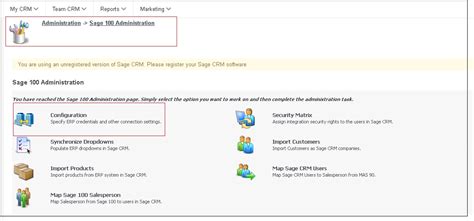 Configure Gumu™ For Sage Crm Sage 100 Integration For Vendor Integration In Sage Crm Side