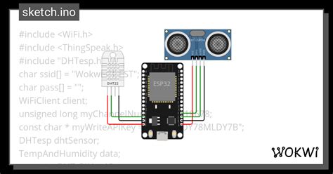 Two Sensor Wokwi Esp32 Stm32 Arduino Simulator