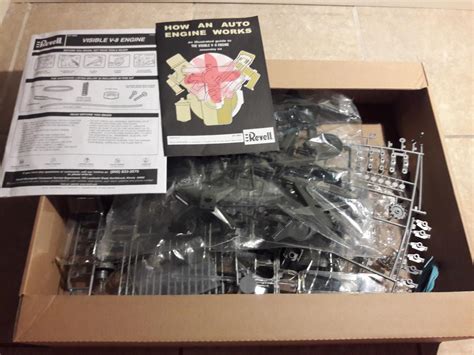 Revell 1 4 Scale Visible V8 Engine Model Kit 1879830594