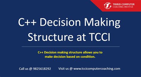 C Decision Making Structure