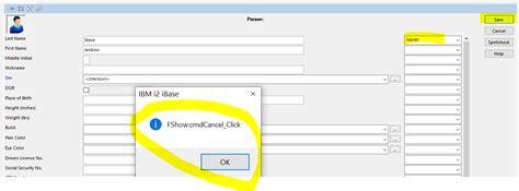 Ibm I2 Ibase 900 Creating A Record With Classifications That The