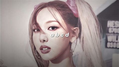 Nayeon Abcd Sped Up Reverb Youtube